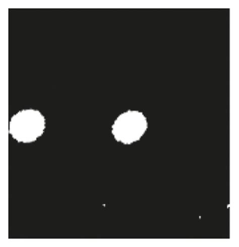 laser speckle segmentation effect of intense light interference under