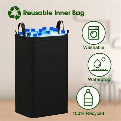 26 Gallon Recycling Bin For Kitchen 100l Recycling Bin With Lid
