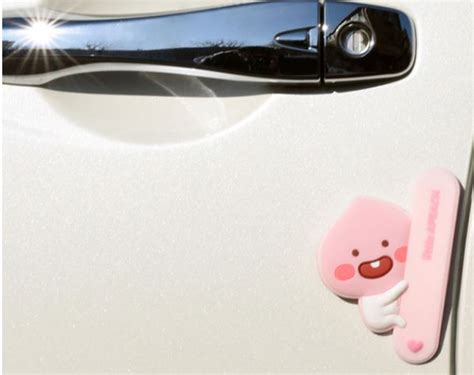 카카오프렌즈 문콕방지 리틀어피치 춘식이 라이언 도어가드