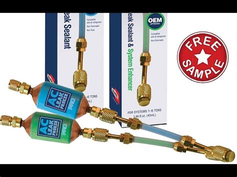 AC Leak Sealant Installation AC Leak Freeze Pro 50 OFF