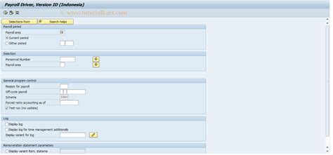 pc00 m34 calc sap tcode start payroll