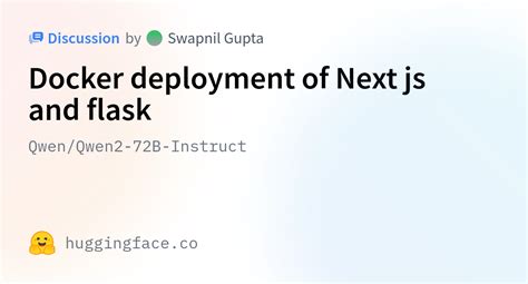Qwenqwen2 72b Instruct · Docker Deployment Of Next Js And Flask