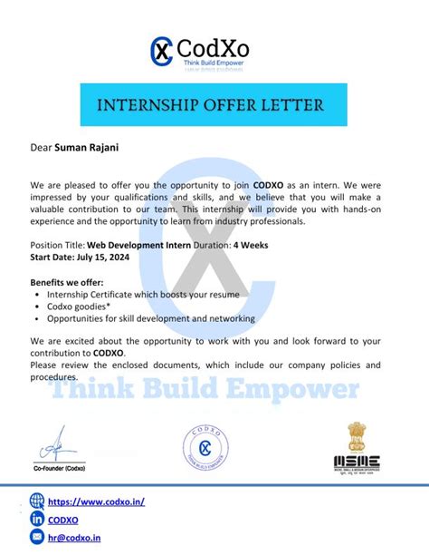 Suman Rajani On Linkedin Internship Webdevelopment Career Opportunity