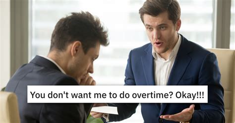 His Main Boss Wanted Something Done Immediately So He Went To His