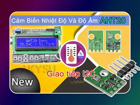 AHT Cảm Biến Nhiệt Độ Độ Ẩm Giao Tiếp Arduino Temperature Humidity Sensor