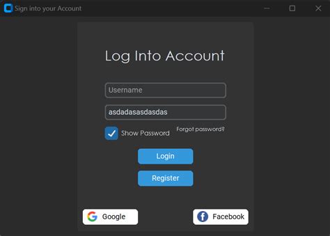 GitHub Cfunkz CustomTkinter Login Registration Registration And Login App Made Using