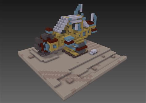 Voxel Renders On Behance