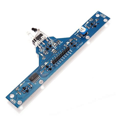 5 Channel Tracking Sensor Module Board Trace Module Infrared Detection Hacktronics