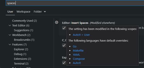 Indent Behaviour Changes Also For Other Languages Issue Loganch AutoIt VSCode GitHub