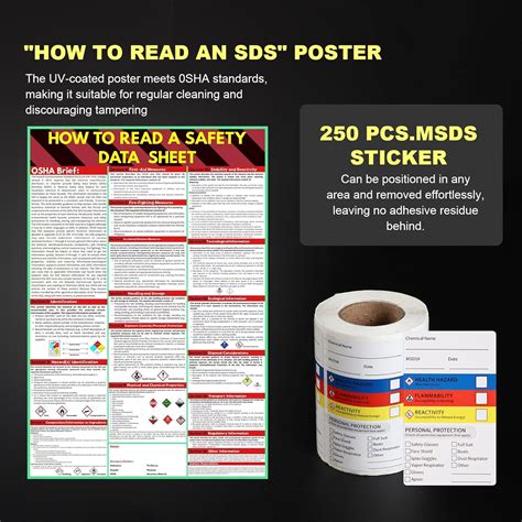 Msds Sds Binder And Wall Station Yellow Heavy Duty 3 Barbados Ubuy