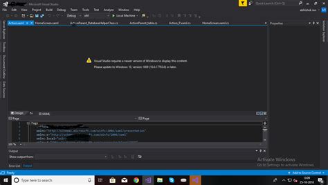 Visual Studio Giving Error To Update Os Stack Overflow