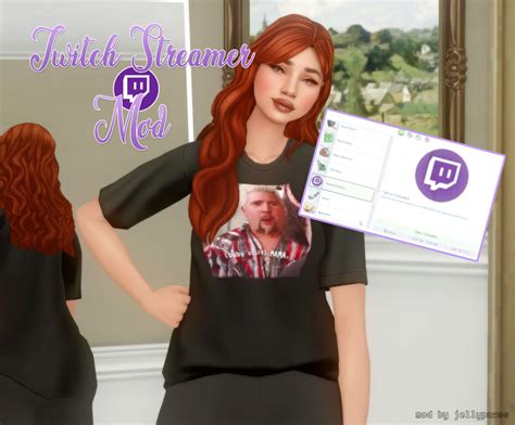 Urban Cc Finds ♡ Jellypawss Twitch Streamer Mod Im Super Excited