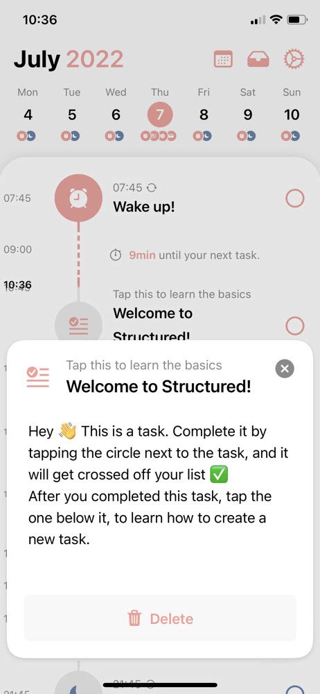 Structured Ios App Screenshots