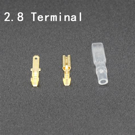 2 8 4 8 6 3 Box Mixed Set Terminal Terminal Male Female Butt Joint Quick Connection Terminal