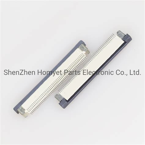 0 5 Spacing Down Connector 50p Down Pull FPC Connector Female Seat FPC Connector And Connector