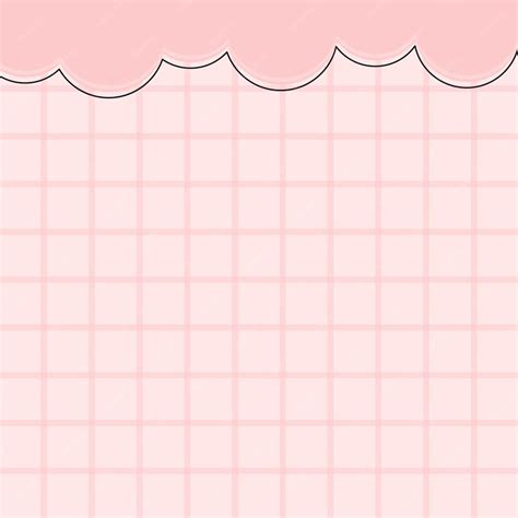 Premium Vector Cute Background Wallpaper Grid Vector