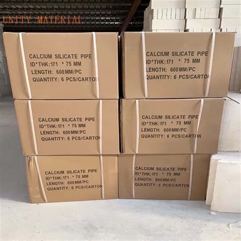 Thermal Insulation Calcium Silicate Pipe Cover Cladding For High Temperature Resistant