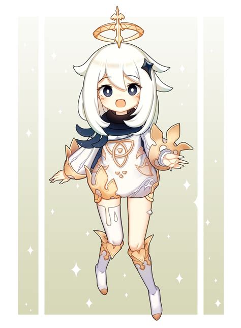 Paimon Genshin Impact Drawn By Kim Nico Danbooru