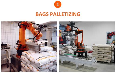 Dzjx Industry Mobile Fully Automatic Palletizing Robot Estun Industrial