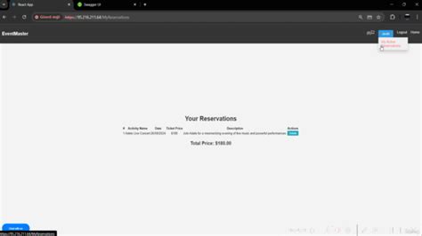 build a eventmaster app with core and reactjs redux coupon