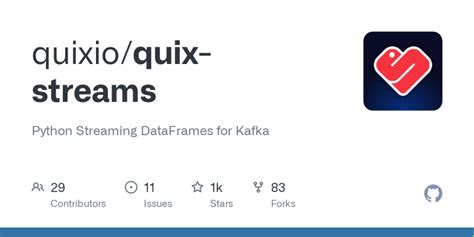 github quixio quix streams python stream processing for kafka sana