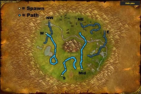 Devilsaur Spawn Pathing Rough Map Hardcoreclassicwow