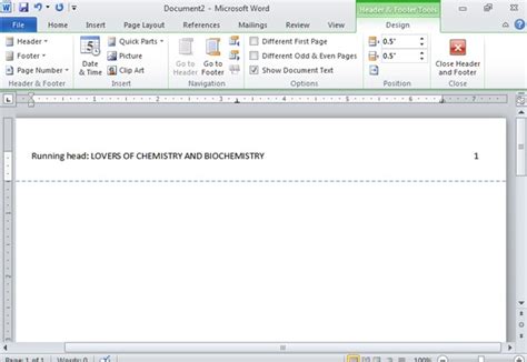 Ways On How To Insert Running Head In APA Style
