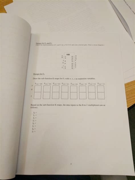 solved experiment 3 design with decoders and multiplexers 1