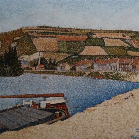Paul Signac Vintage Print 2000 Les Andelys Cote Daval 1886