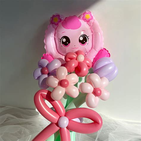 Diy 요술 풍선 하츄핑 꽃다발 By 파티아일랜드 캐치티니핑 Diy 요술 풍선 하츄핑 꽃다발 파티아일랜드
