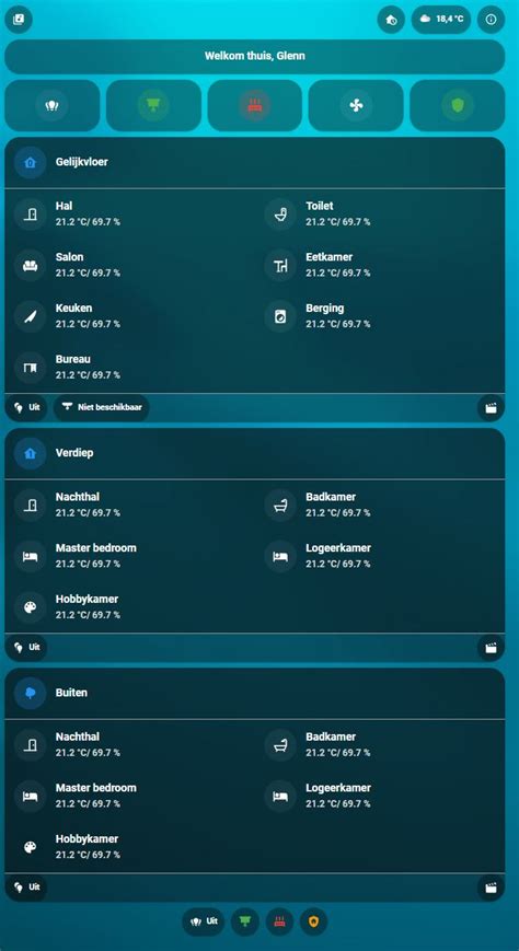 Mushroom Template Card Dashboard Dashboards And Frontend Home Assistant Community