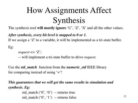 PPT VHDL For Synthesis PowerPoint Presentation Free Download ID