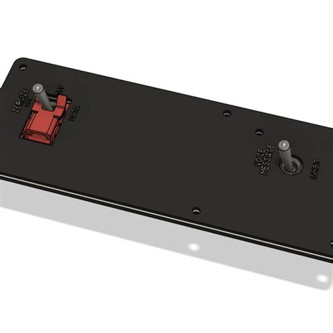 ️ F 16 Cockpit Right Console Zeroize Voice Inhibit Panel・ Stl File For 3d Printing And Cnc