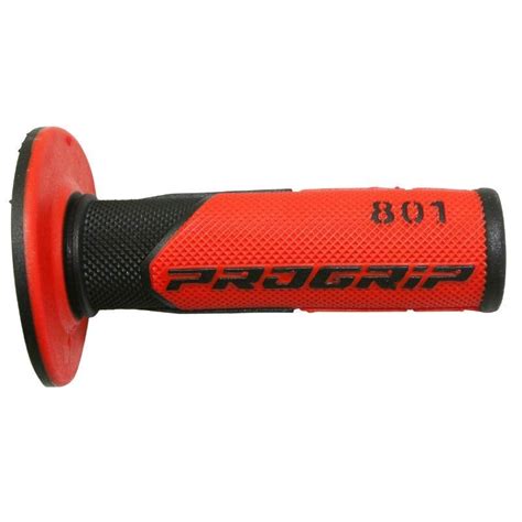 Paire De Revêtement Poignée Progrip 801 Noirrouge 115mm Ebay