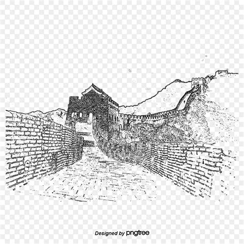 Best Of Great Wall Of China Clipart Black And White