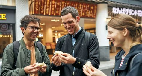 오사카 길거리 음식 워킹 투어 3시간 오사카 음식 투어로 맛있는 여행 경험하기 Funbooky