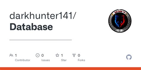 GitHub Darkhunter Database