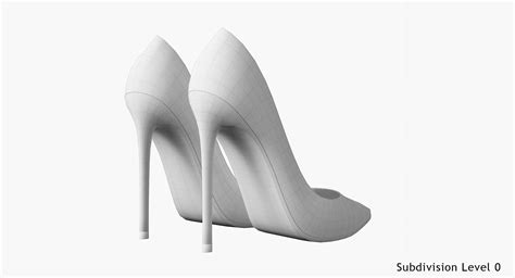 흑인 여성 신발 3d 모델 39 Max Obj Fbx Unknown Free3d