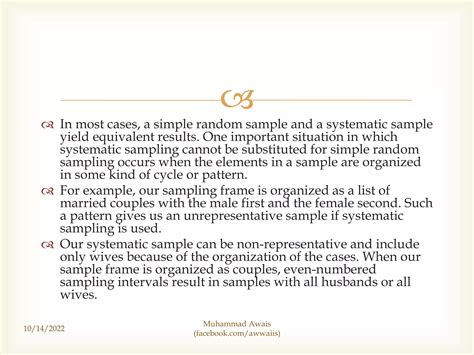 Systematic Random Sampling Technique Probability Sampling Mass Media Research Pptx Science