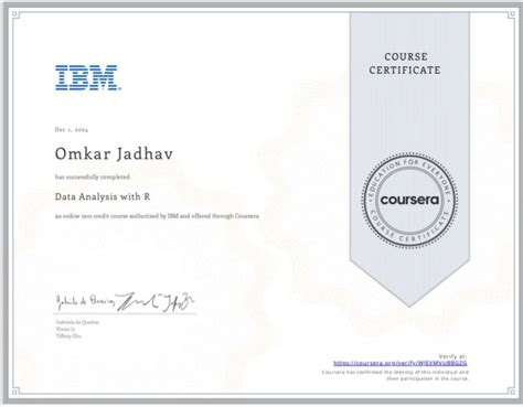 Dataanalysis Rprogramming Continuouslearning Businessanalytics Mba Omkar D Jadhav