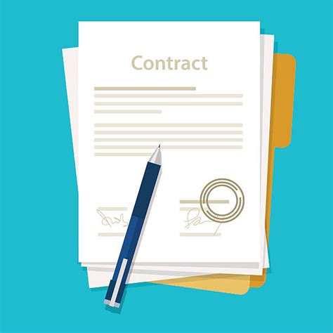 Contract Illustrations Royalty Free Vector Graphics And Clip Art Istock