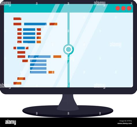 Html Programming Code Icon Vector Illustration Graphic Design Stock