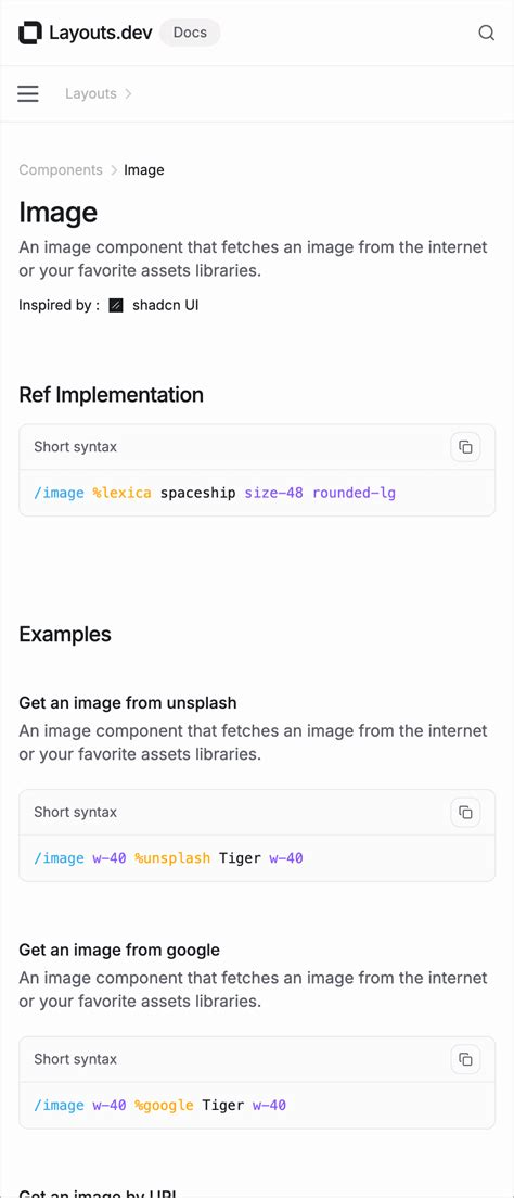 Layouts Dev A Notebook For Building Interfaces With Tailwind And Shadcn Ui