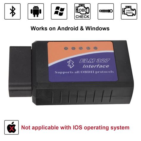 Elm Eobd Bluetooth Diagnostic Obd Car Engine Fault Code Reader On Onbuy