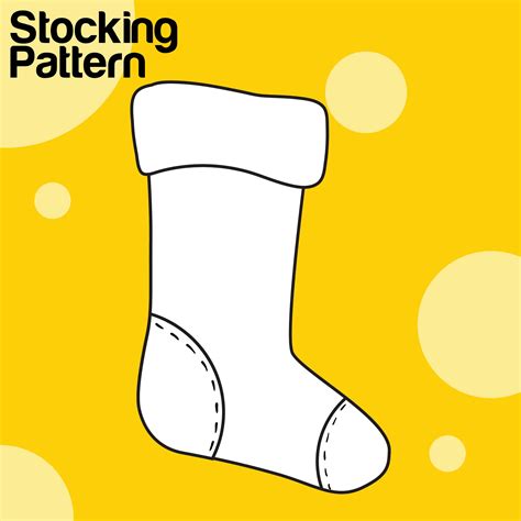 Christmas Stocking Free Printable Pattern Free Printable