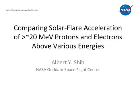 National Aeronautics And Space Administration Comparing Solarflare