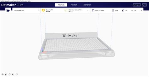 Slicing A Model File With Cura Dynamism