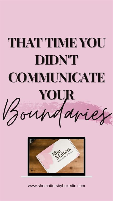 communicating boundaries are so essential self self care communications