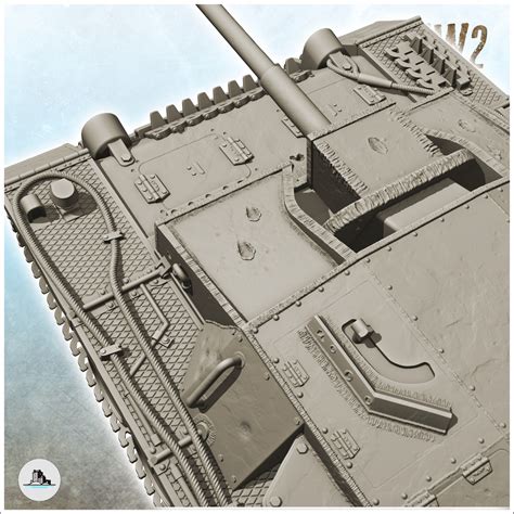 Stug Iii Ausf G Ww2 German Flames Of War Bolt Action 3d Models