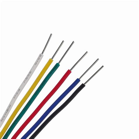 {fast Delivery}28 Awg Wire Solid Core Hookup Wires 6 Different Colored Jumper 1metre Shopee